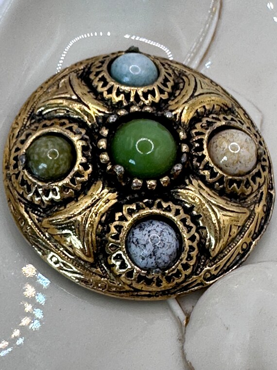 Celtic Knot Brooch, Irish Pin, Scottish Pin, Pewter C… - Gem