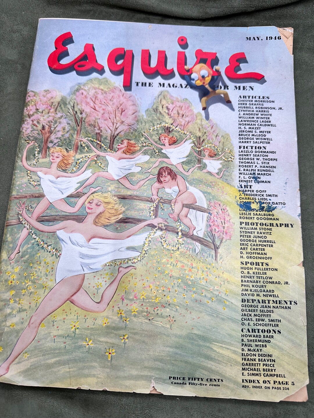 Esquire the Magazine for Men May 1946 - Etsy