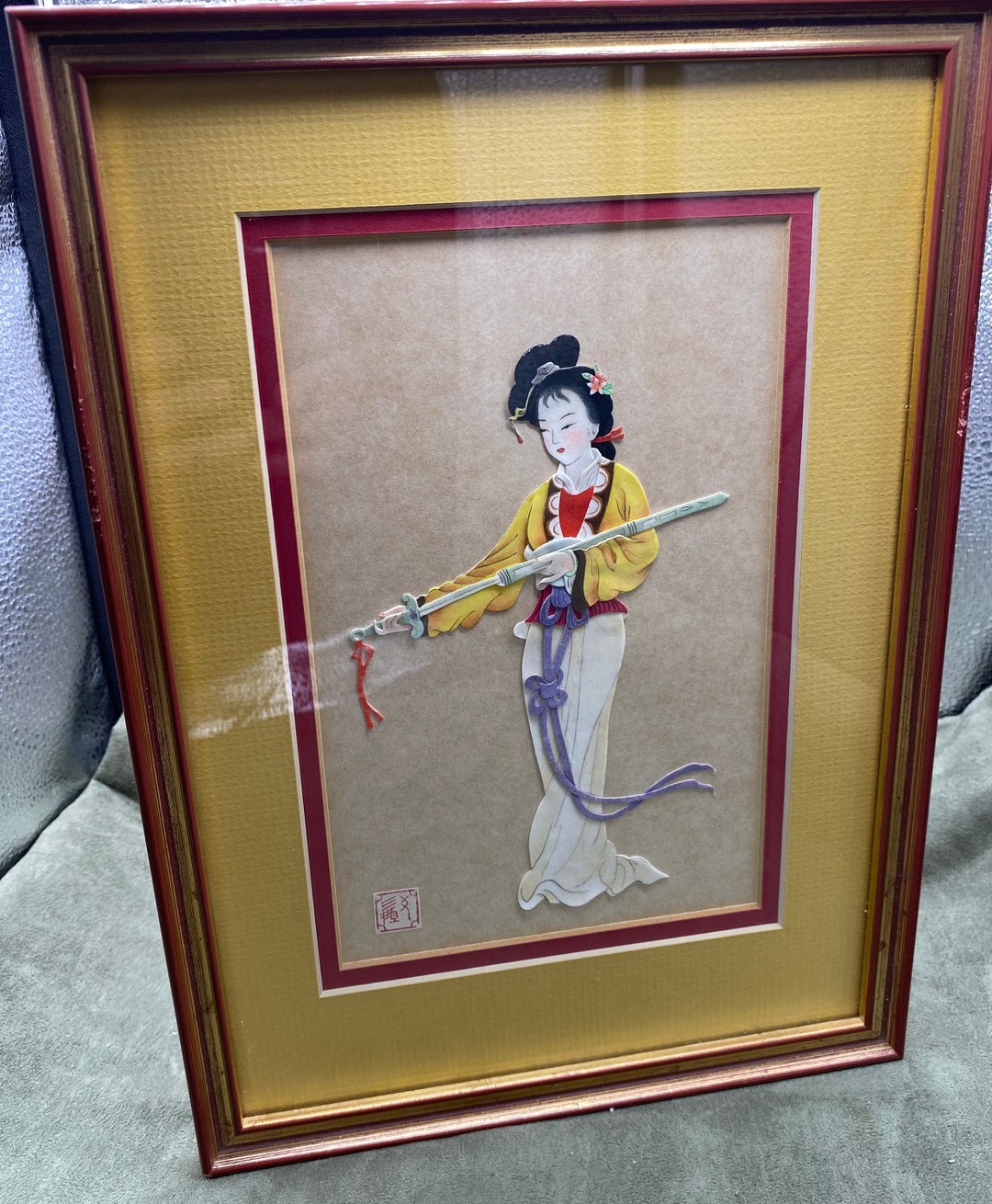 Chinese Cut Out Women With Sword - Etsy