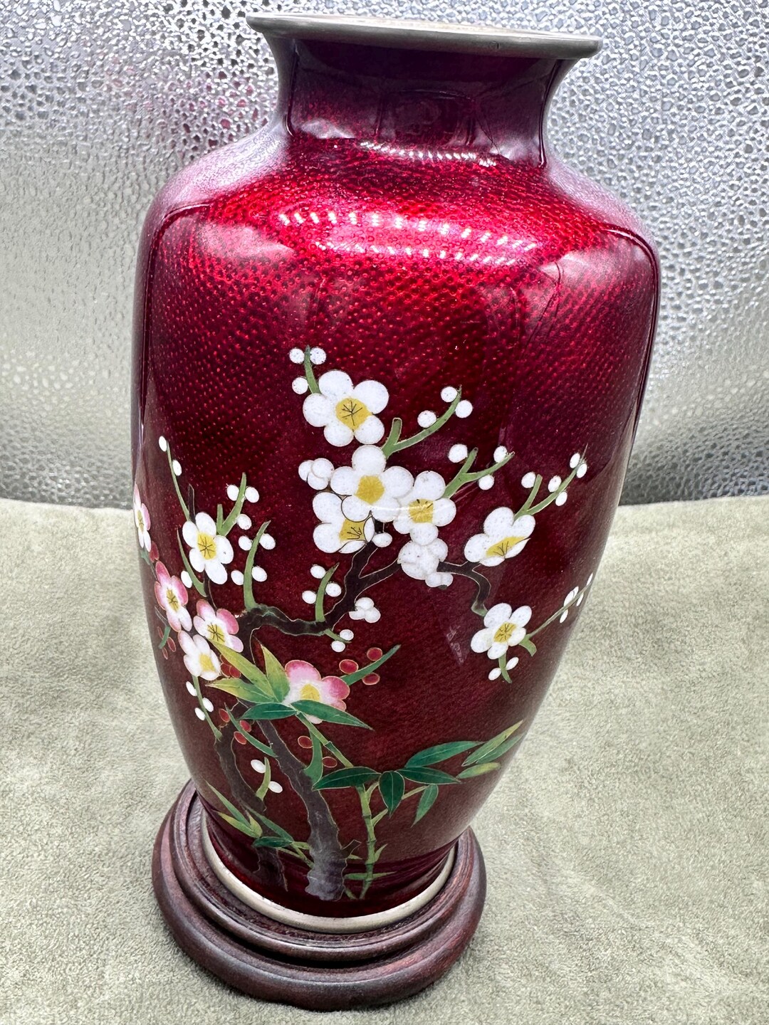Vintage Japanese Akasuke Ginbari Cloisonne Vase - Etsy