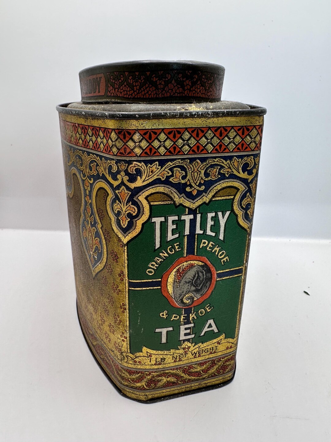 Tetley Tea Tin "tetley TEA Caddy" Vintage Tea Tin (joseph Tetley & Co ...