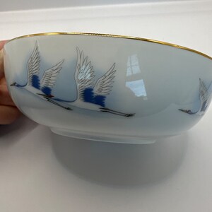 10 Fashion Ware Stone Bone China 1942 Haeng Namsa Blue White Flying ...