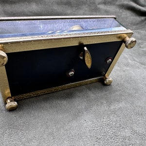 Vintage Avon Gift Collection Beveled Etched Glass Jewelry Music Box - Etsy