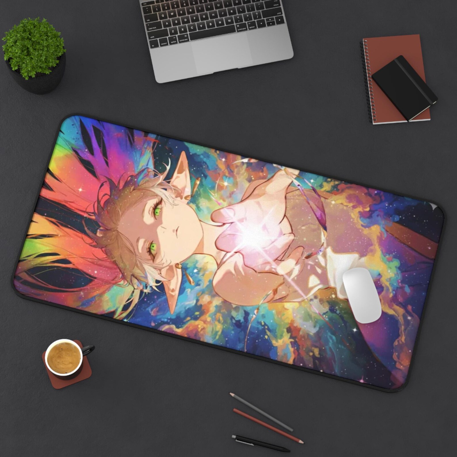 Anime Waifu Desk Mat: Large Gaming Mouse Pad, Otaku Gift - Etsy