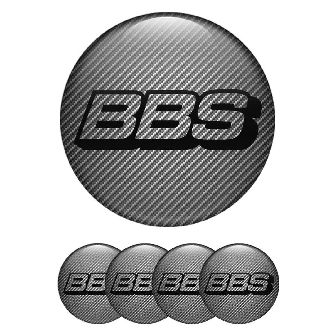 Set of 4 BBS Wheel Center Cap Decals Custom Car Rim Logo Stickers Self ...