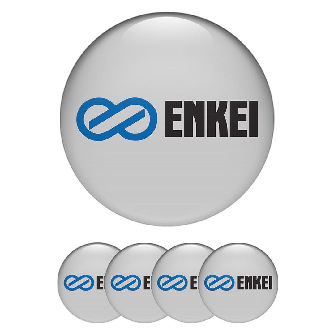 Set of 4 Enkei Wheel Center Cap Decals Custom Car Rim Logo Stickers ...
