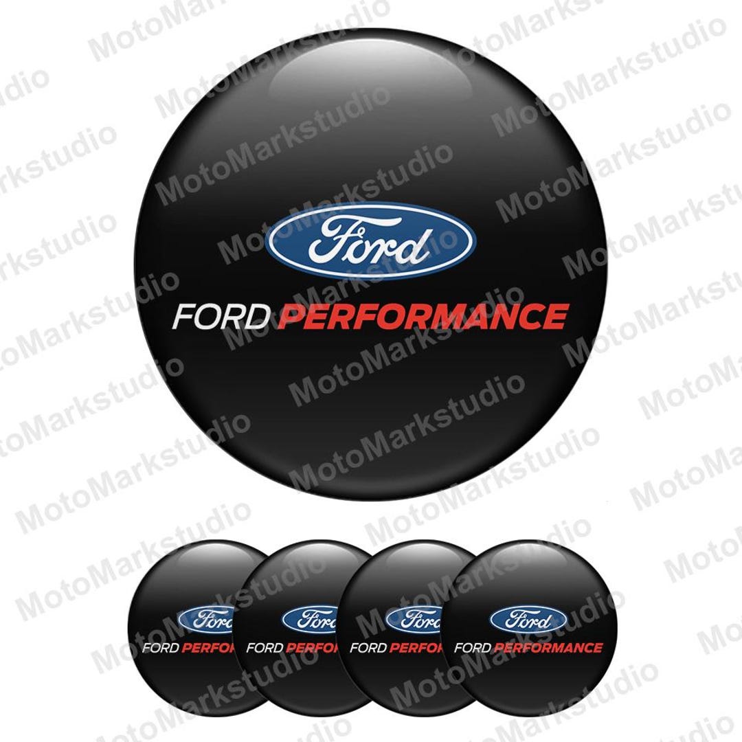 Set of 4 Wheel Center Cap Decals Custom Car Rim Logo Stickers Self ...