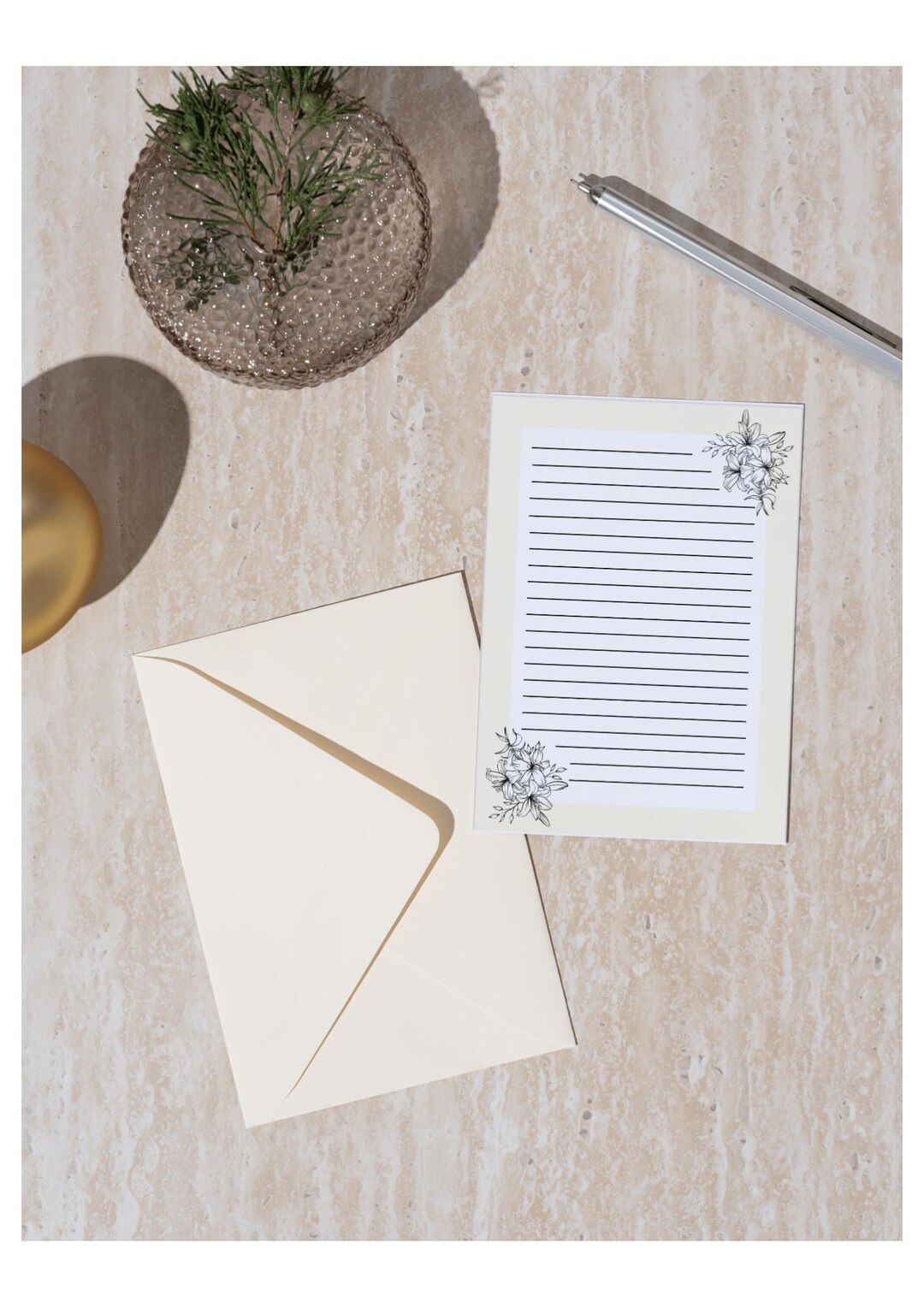 Letter, Note Paper, A4 Size, Printable - Etsy