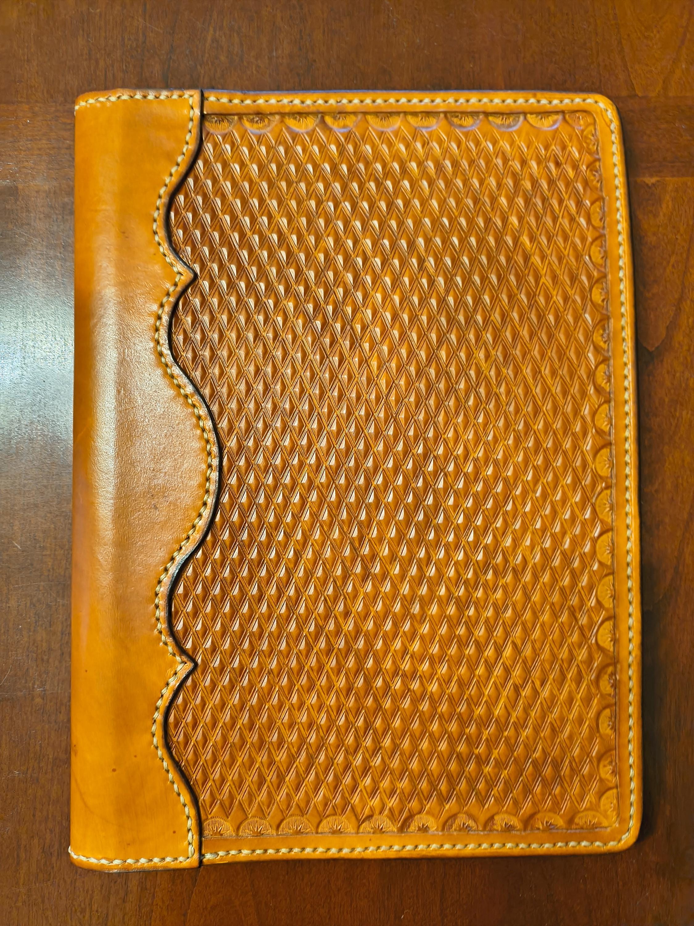 Leather Notebook Cover - Etsy