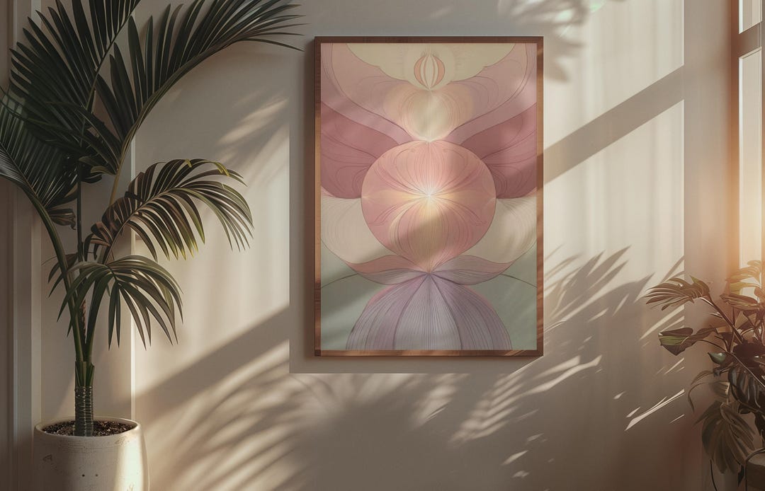 Sacred Geometry Wall Art – Hilma Af Klint Inspired Feminine Print - Etsy UK
