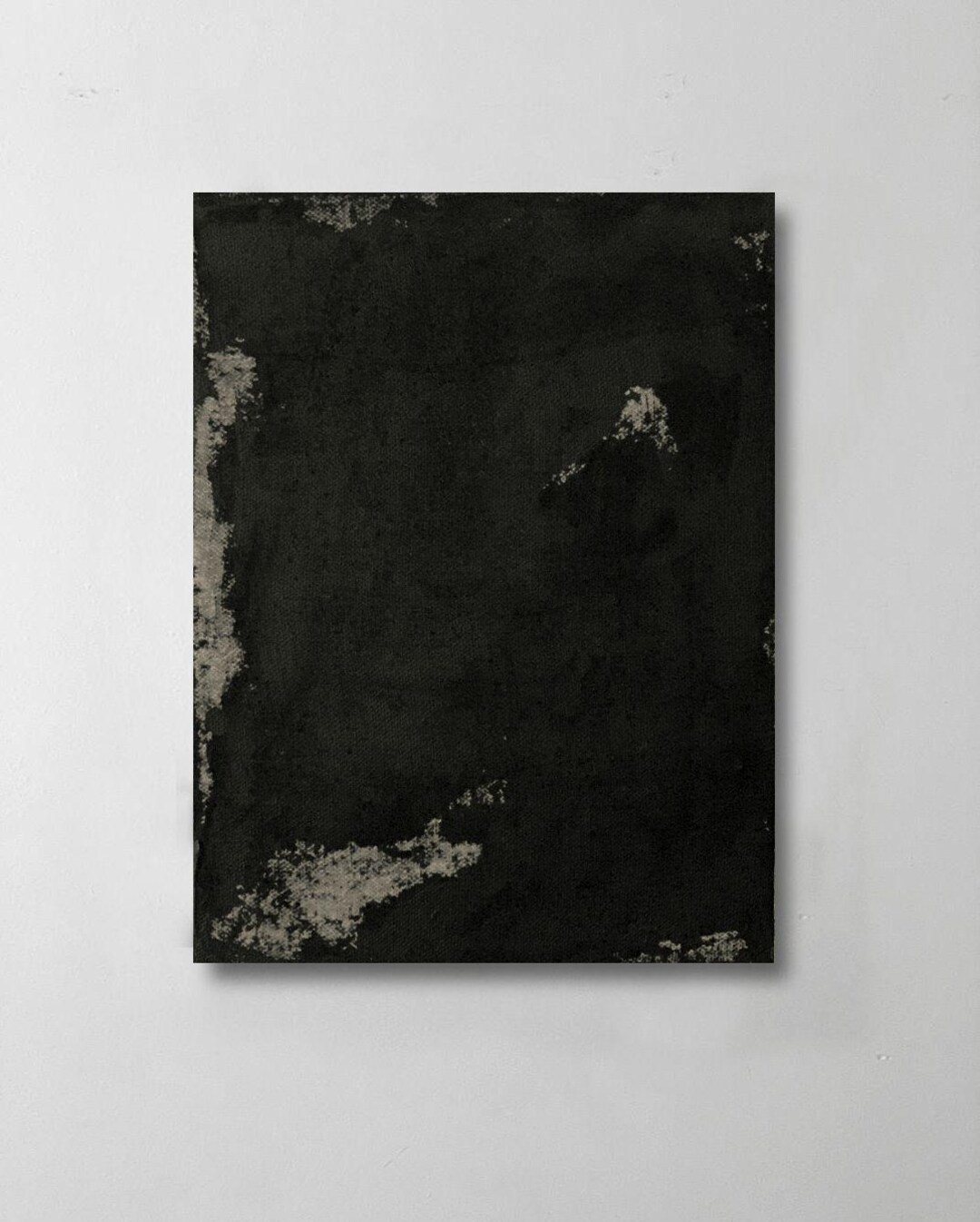 Original Abstract, Black Textured Painting, Untitled #22 - Etsy