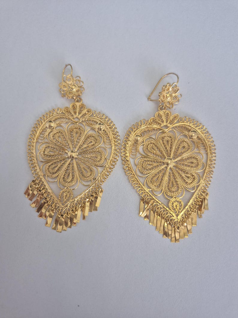 Filigrana, Mexican, Artesania, Filigree, Wedding Earrings, Frida Kalho ...