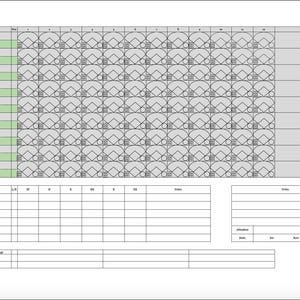Printable Baseball/softball Scorecard PDF - Fan-oriented, Extra Room ...