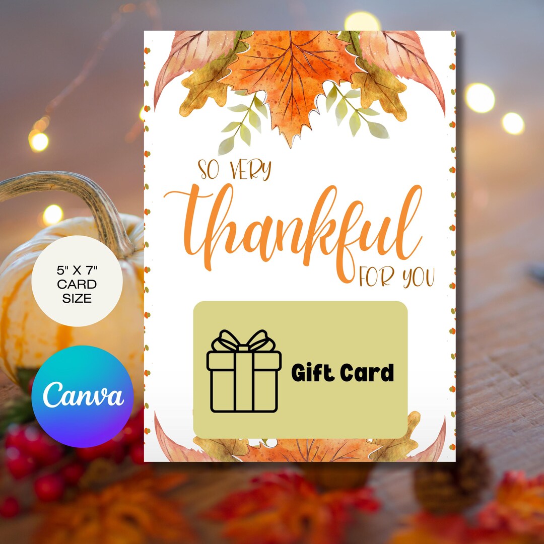 Fall Gift Card Holder for Teacher, Thanksgiving Teacher Gift Autumn ...