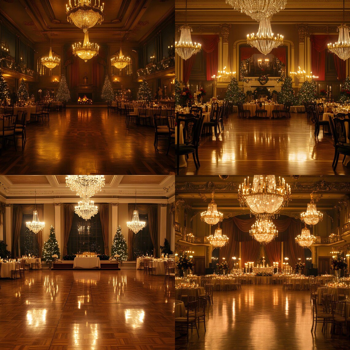 1930s Hotel Ballroom Digital Backdrop, Elegant Dance Hall Background ...