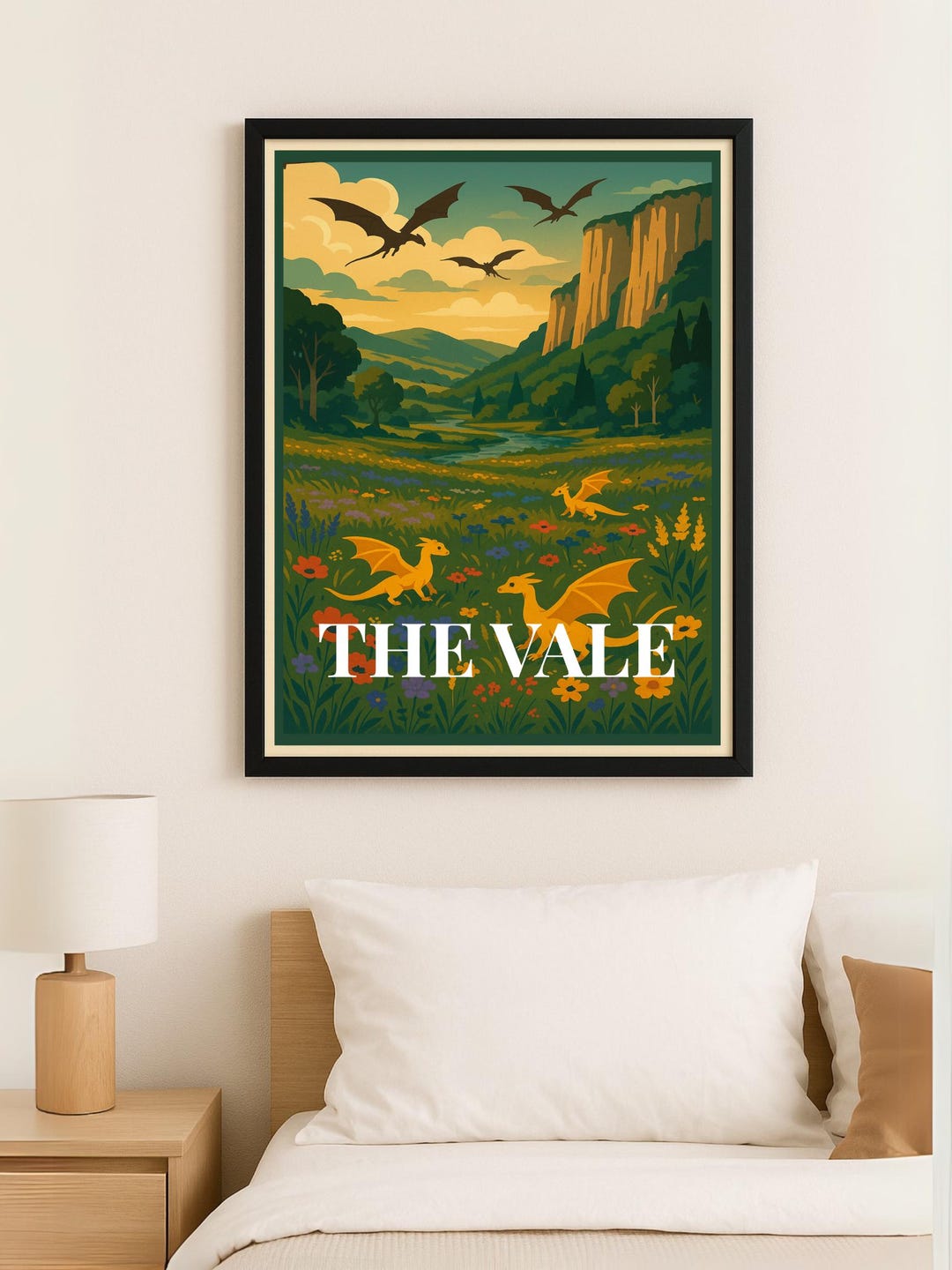 Fourth Wing the Vale Vintage Inspired Travel Poster • Fourth Wing Book ...