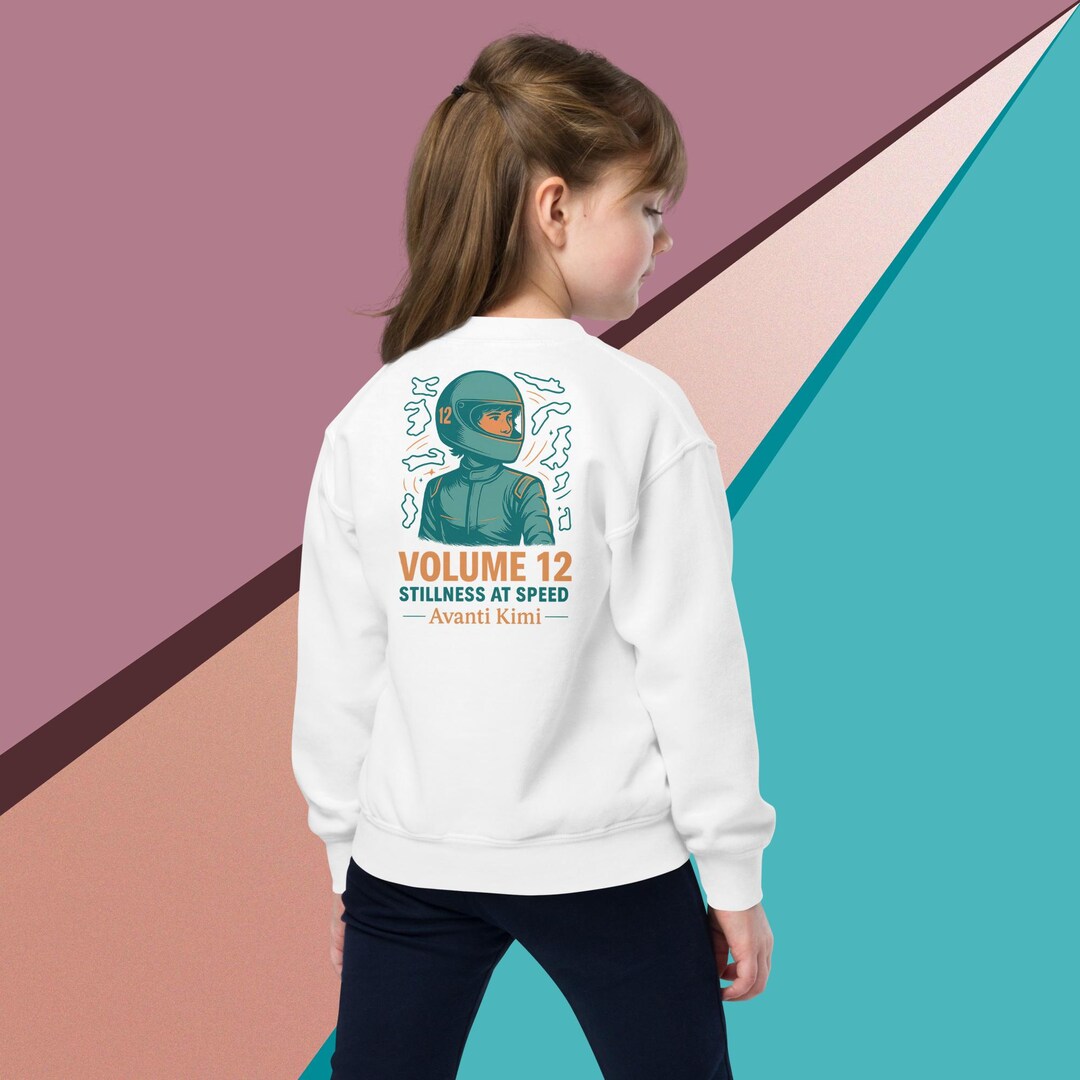 Avanti Kimi- Volume 12 – Stillness at Speed | Avanti Kimi Crewneck Youth Sweatshirt - Etsy