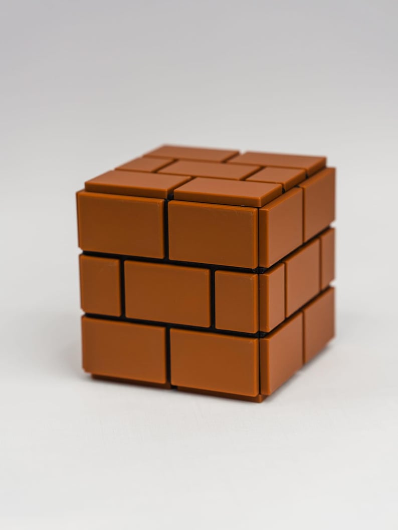 3D Printed Super Mario Brick Block Shelf: Nintendo Geek Decor - Etsy