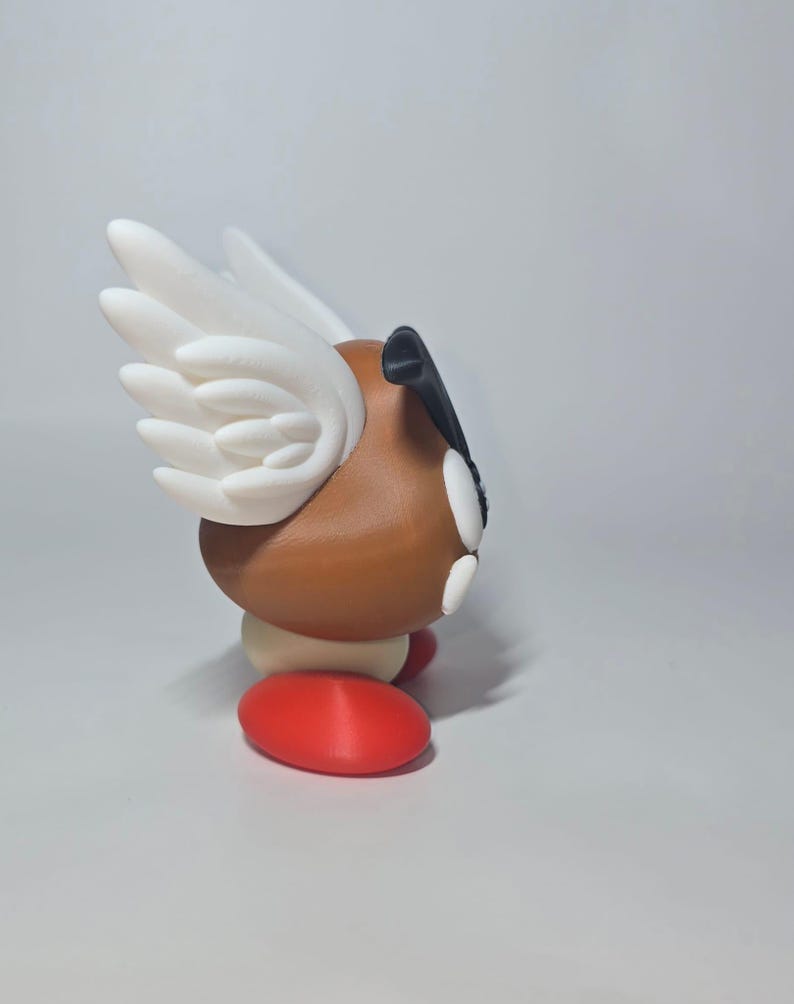 3D Printed Flying Goomba Figure: Super Mario Fan Art - Etsy