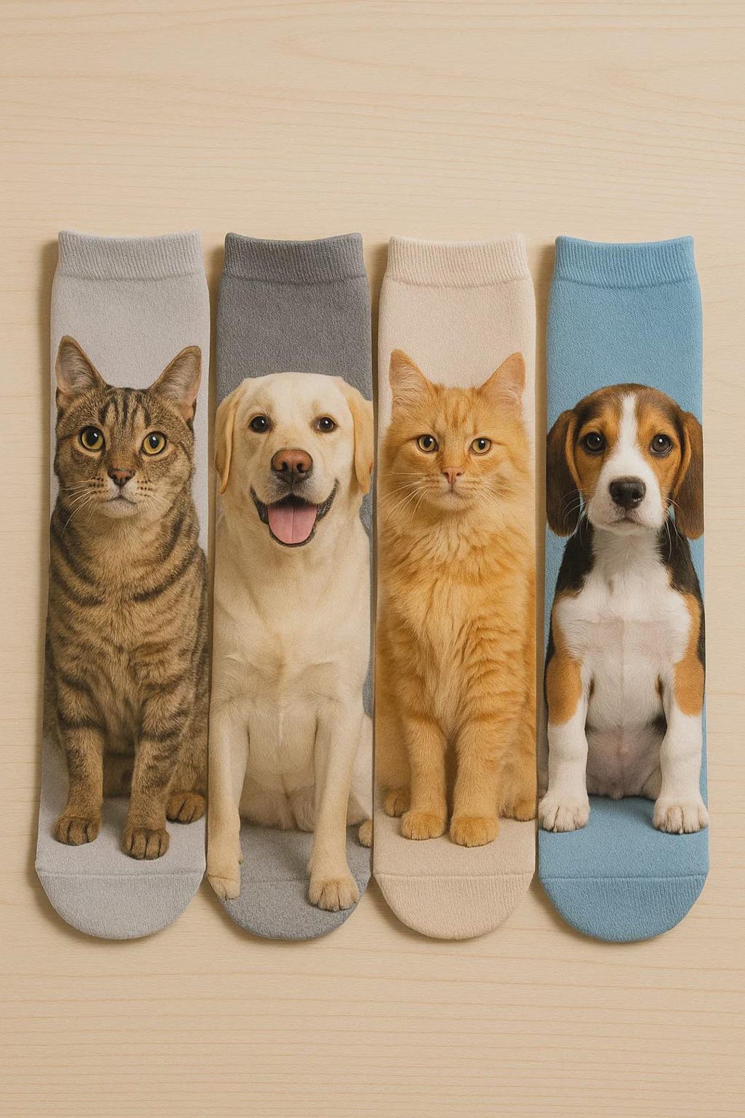 Funny Animal Dog and Cat Socks - Etsy