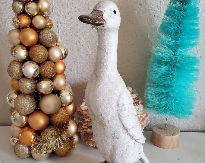 White Goose Statue, Duck Statue, Goose Figure, Goose Statue, - Etsy