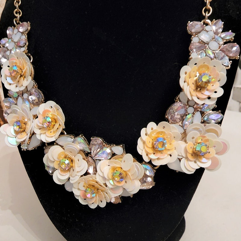 Floral Necklace - Etsy