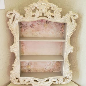 Chippy White Shadow Box Wall Shelves, Wall Shelf, Shabby Shelf - Etsy