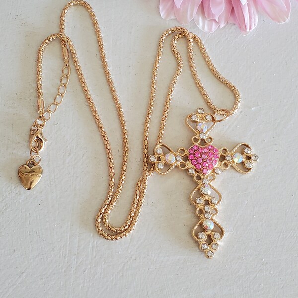 Rhinestone Cross - Etsy