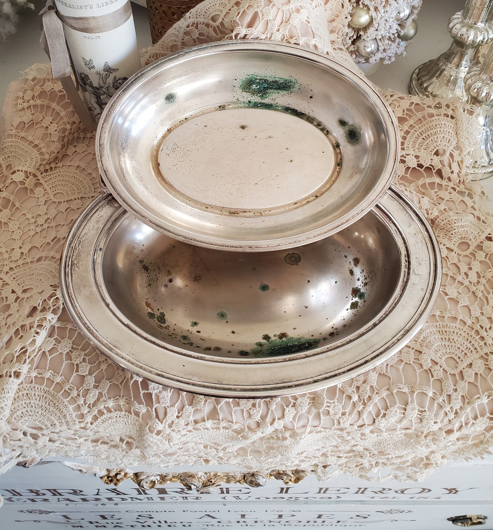 Vintage Silverplate Covered Dish Silverplate Lid Silverplate | Etsy