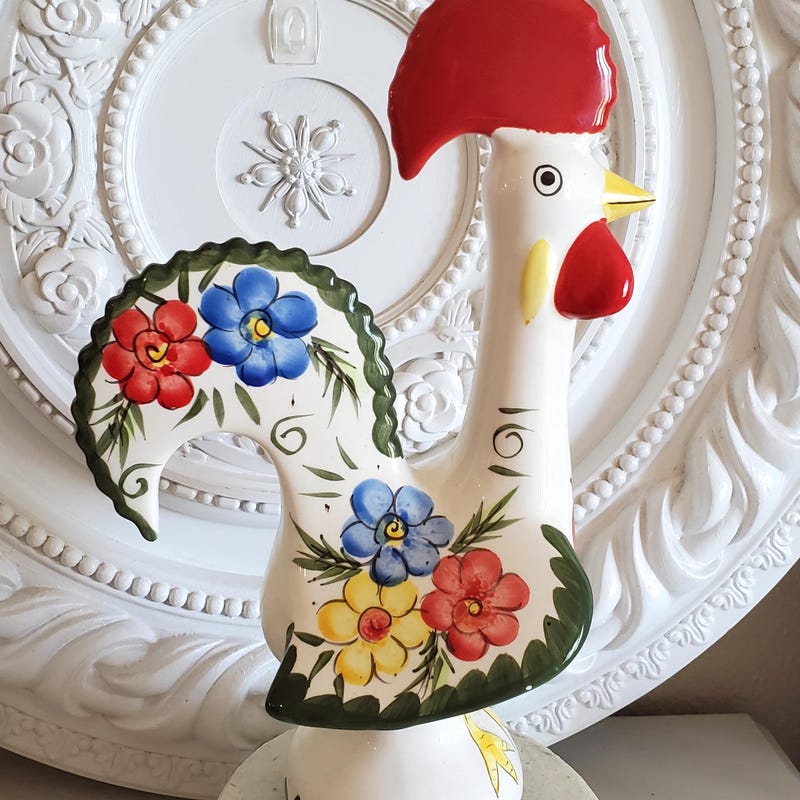 Rooster Statue - Etsy