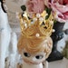 Gold Metal Princess Crown, Doll Crown, Pearl Crown, Santos Angel - Etsy