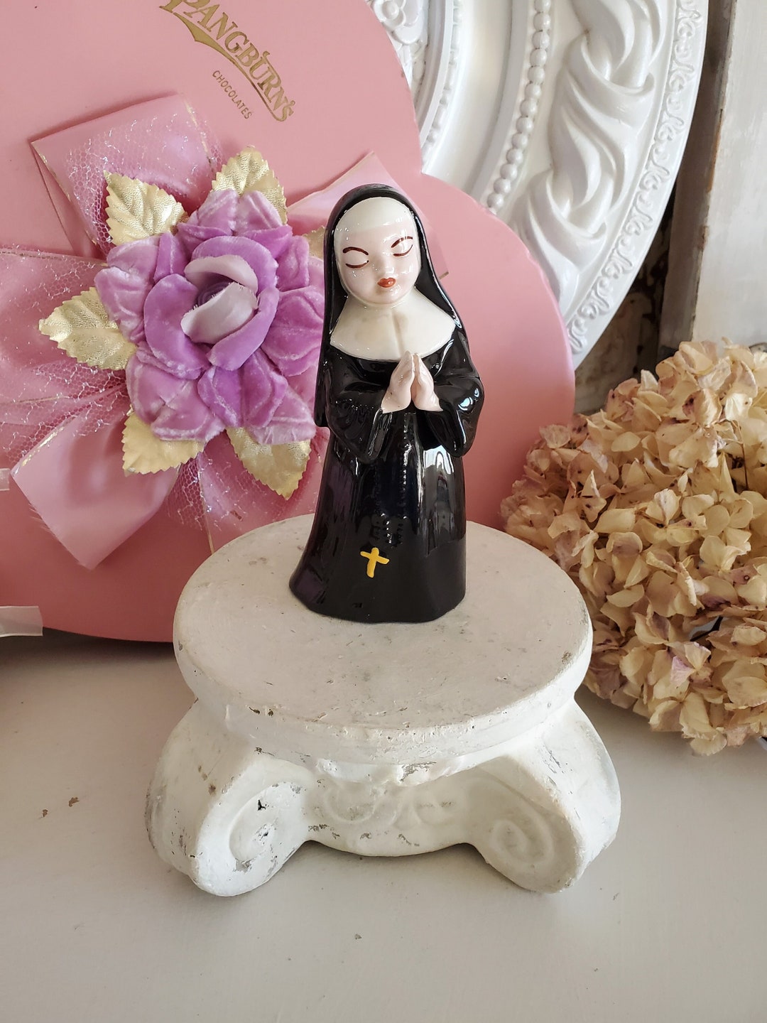 Nun Religious Figure, Nun Statue, Holy Nun - Etsy