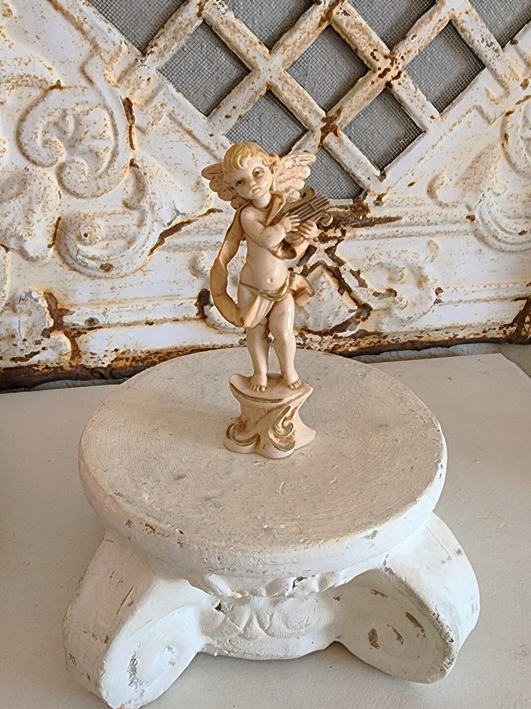 Sweet Italian Depose Angel Figure, Vintage Italian Lady, Italian ...