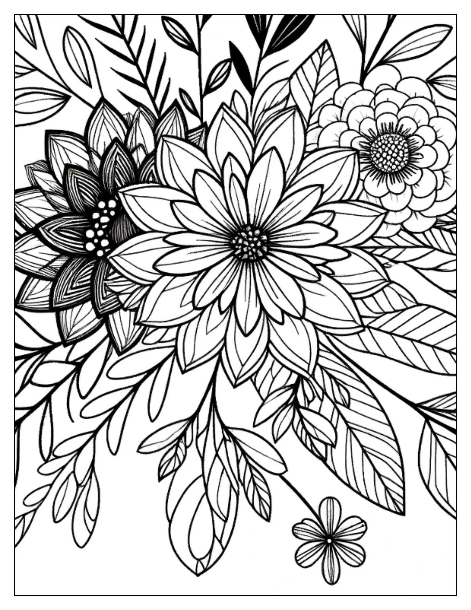 Downloadable Coloring Page|adult Coloring Page|pdf Coloring Page ...