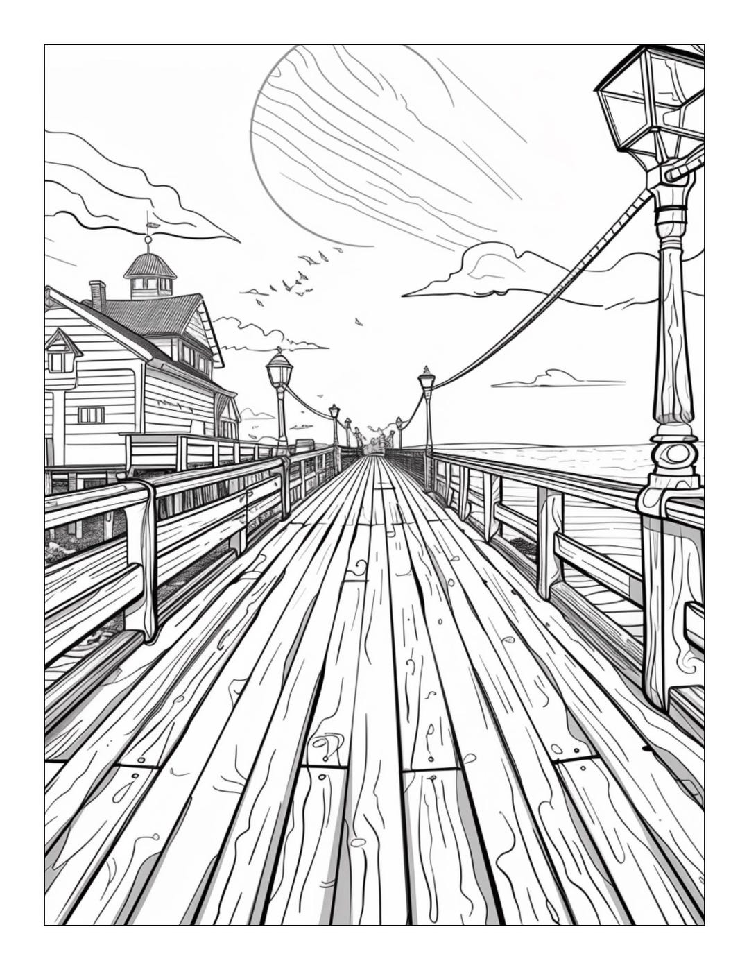 Downloadable Coloring Page, Adult Coloring Page, PDF Coloring Page ...