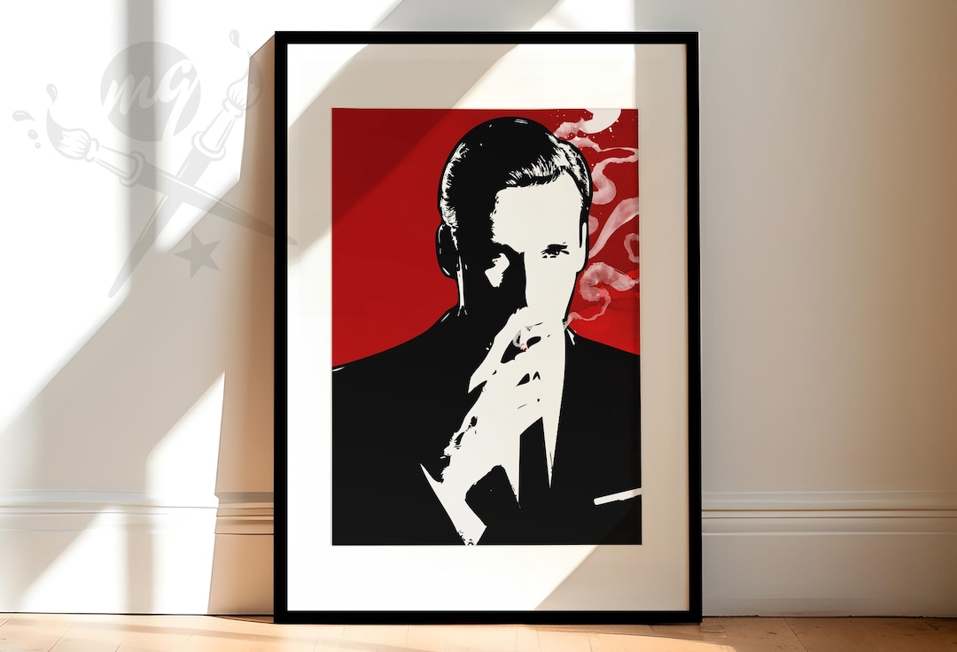 Mad Men Don Draper Fan Art Illustration | Pop Art Style Celebrity ...