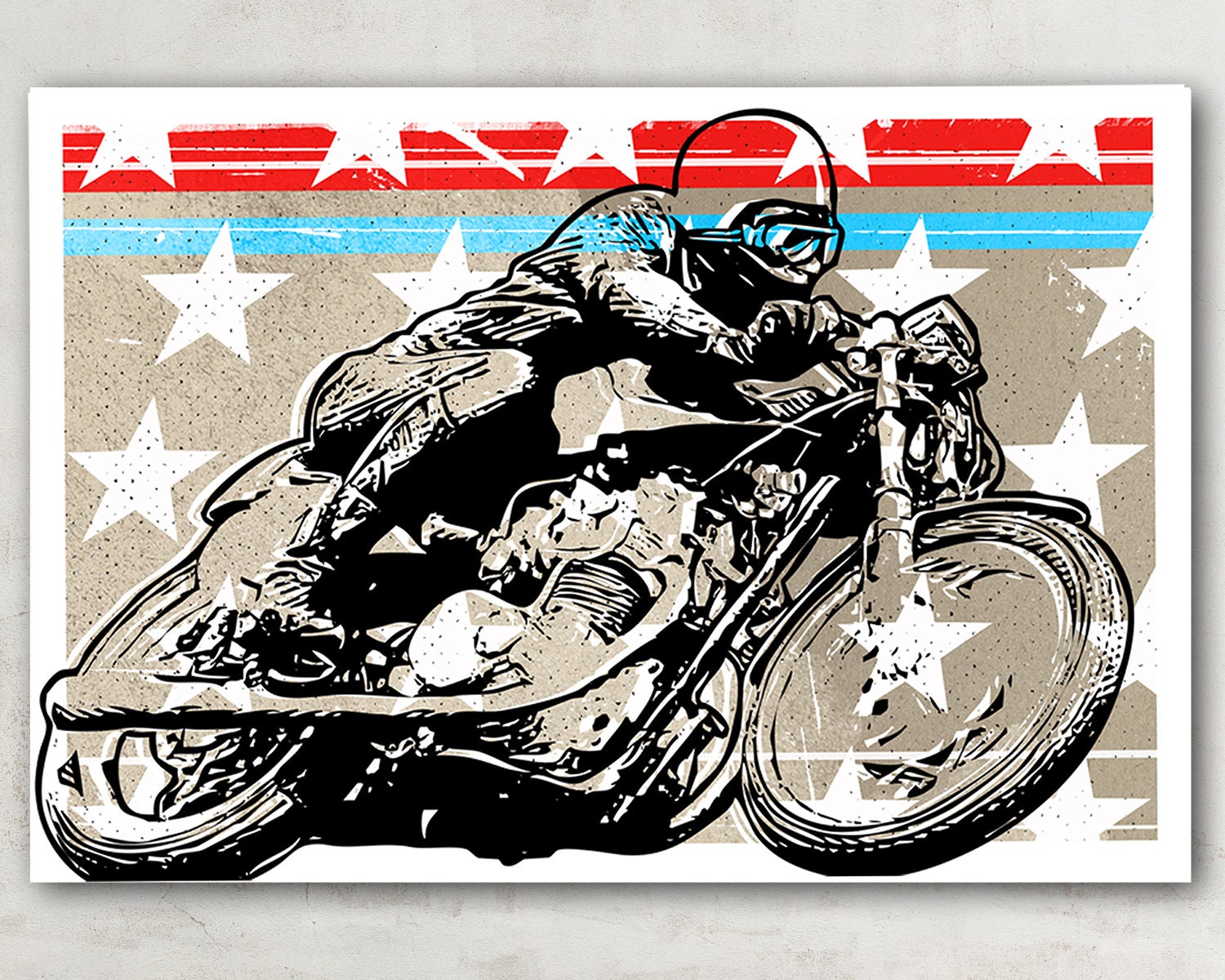 Cafe Racer Poster Art | Reviewmotors.co