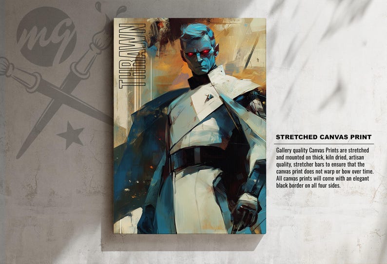 Grand Admiral Thrawn Star Wars Poster | Star Wars Art | Great Gift ...