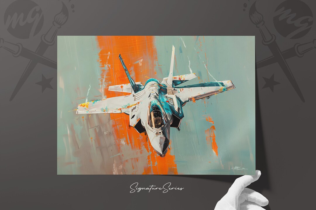 Exclusive F-35 Lightning II Aircraft Artwork, Collector's Limited ...