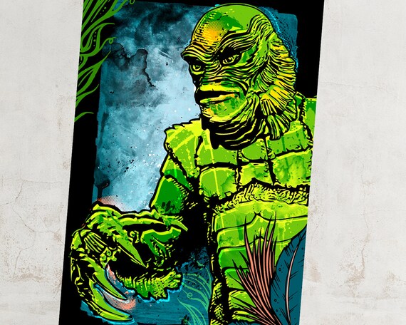 Gill Man Creature From the Black Lagoon Classic Horror Movie - Etsy