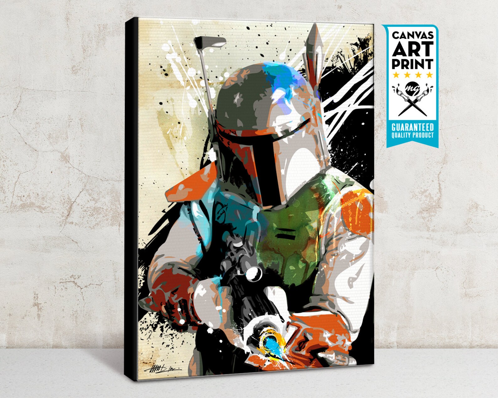 Boba Fett Star Wars Art Star Wars Poster Boba Fett Art Star | Etsy
