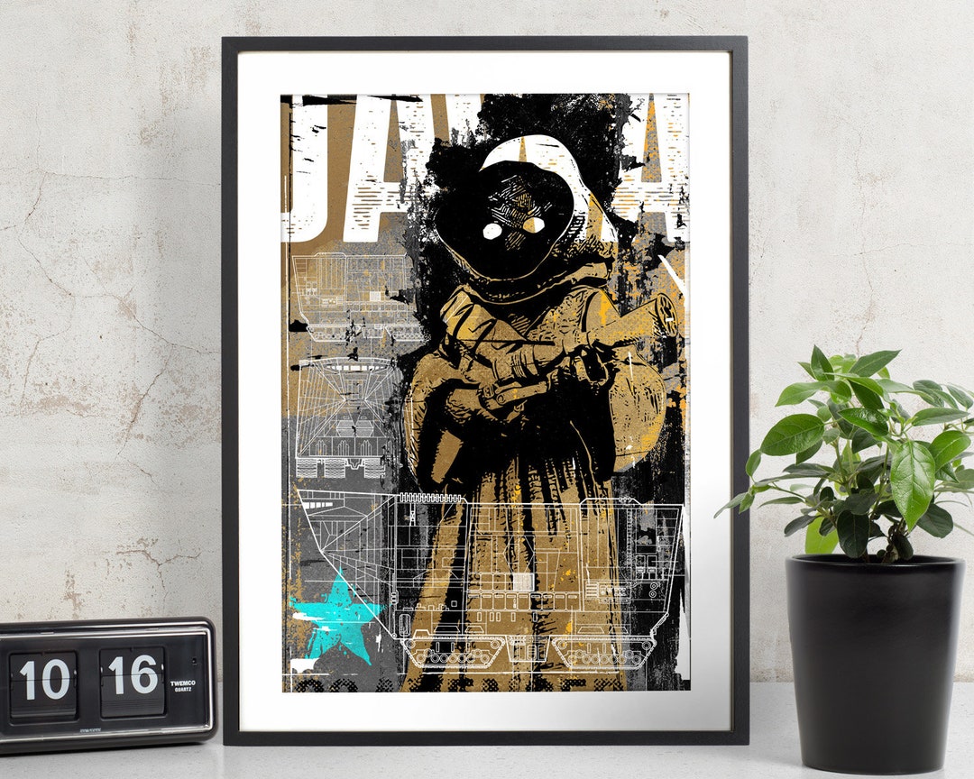 Star Wars Poster Jawa Star Wars Art Print, Jawa Print, Poster, Fan Art ...