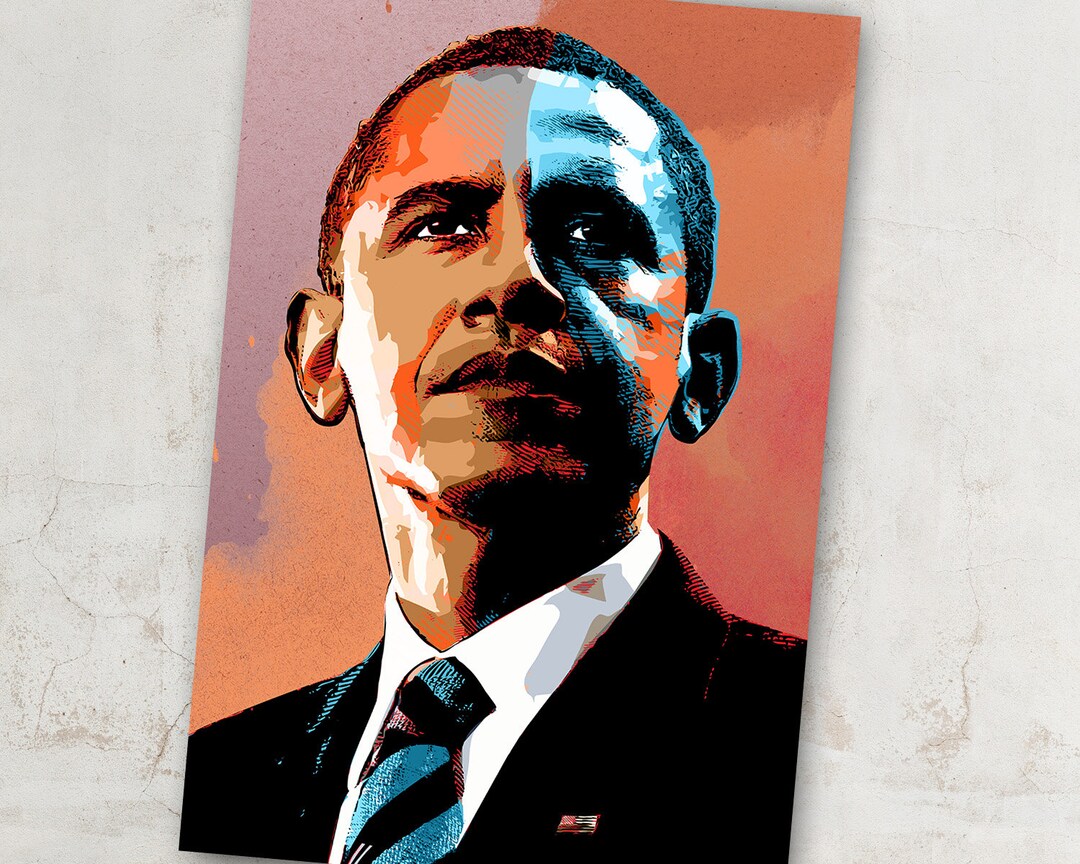 Barack Obama US President Art, Barack Obama Poster, President Art ...