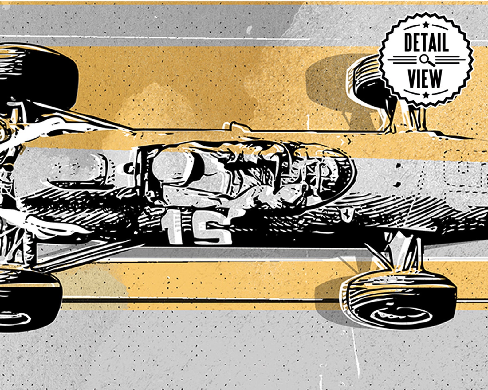 Car Art Formula 1 vintage race car Auto Art Automobile | Etsy