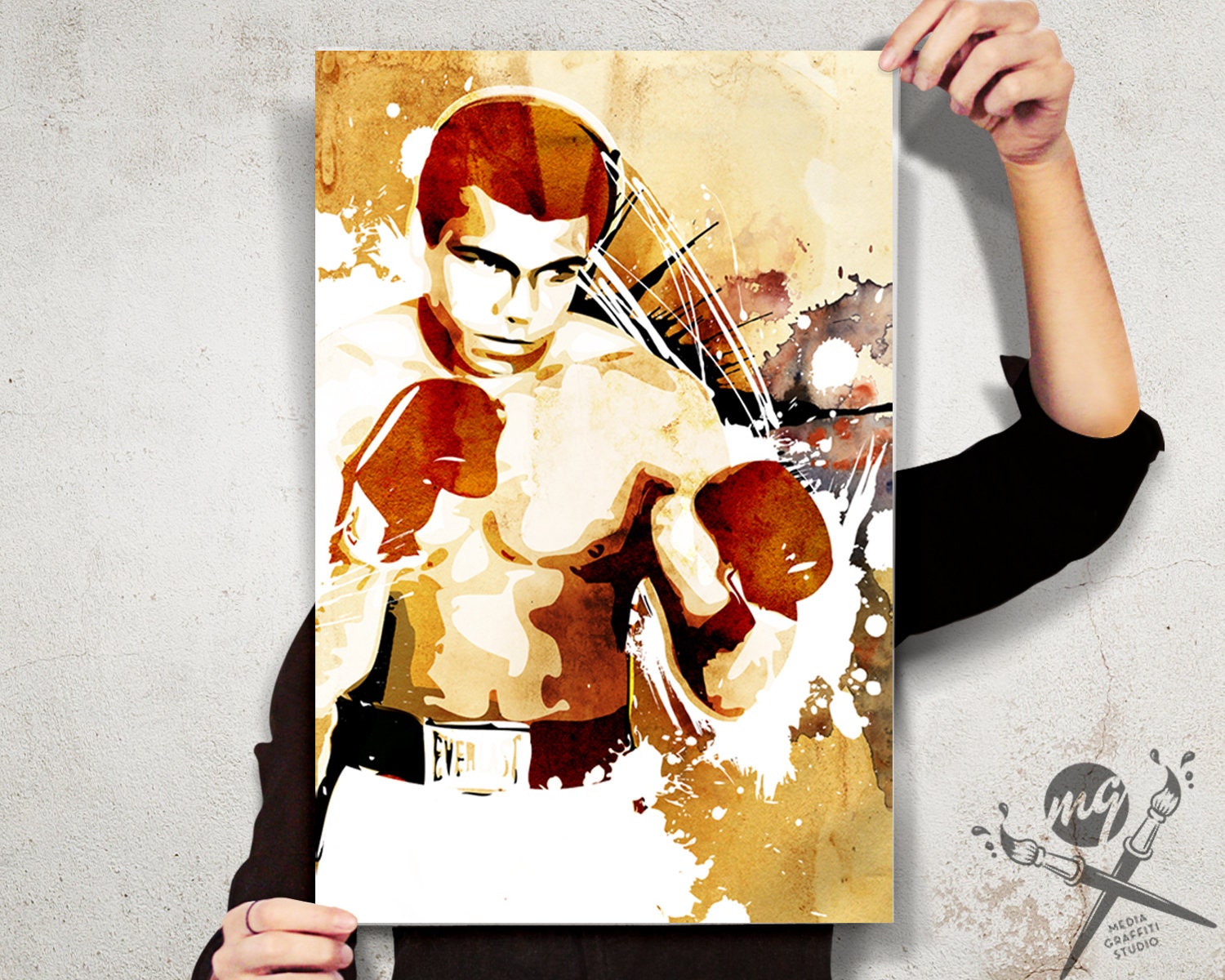 MUHAMMAD ALI Poster Art Print Boxing Poster Fan Art | Etsy