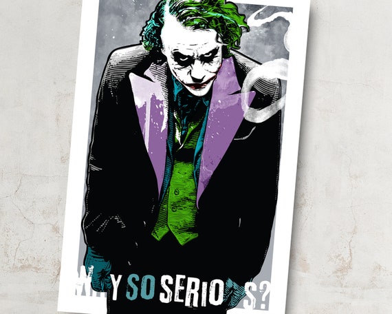 Joker Heath Ledger Poster