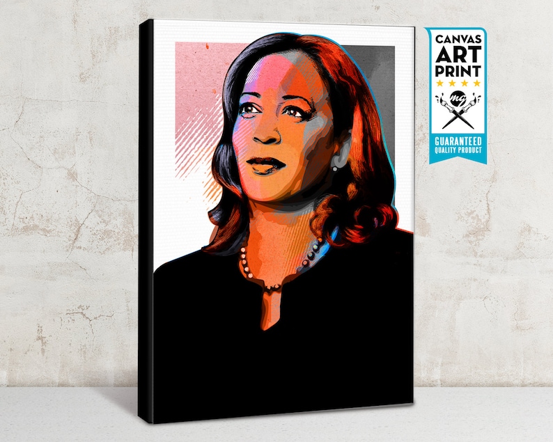 KAMALA HARRIS Art Print Political Art Feminist Gift MVP | Etsy
