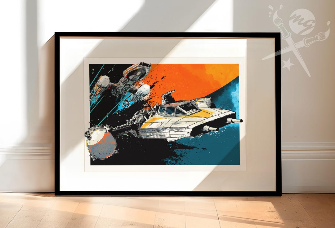 Star Wars Rogue One, Y-wing Starfighter Poster | Great Gift for Star ...