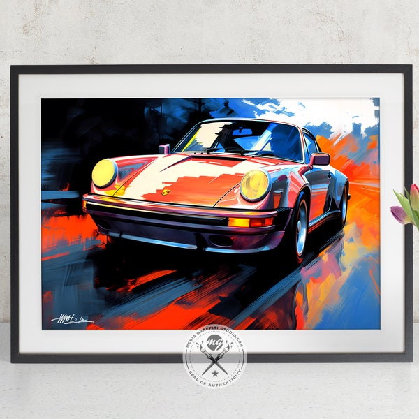 Porsche Art - Etsy