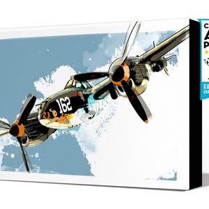 P-38 Lightning Art Print | WWII Airplane Decor - Great Gift for Pilots ...